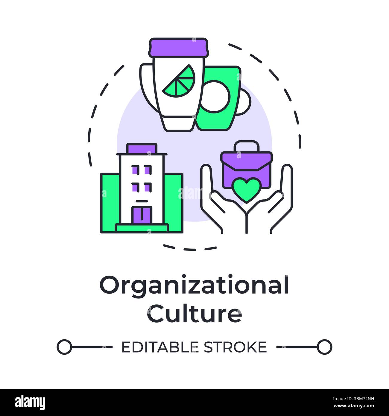 Organizational values icon hi-res stock photography and images - Alamy
