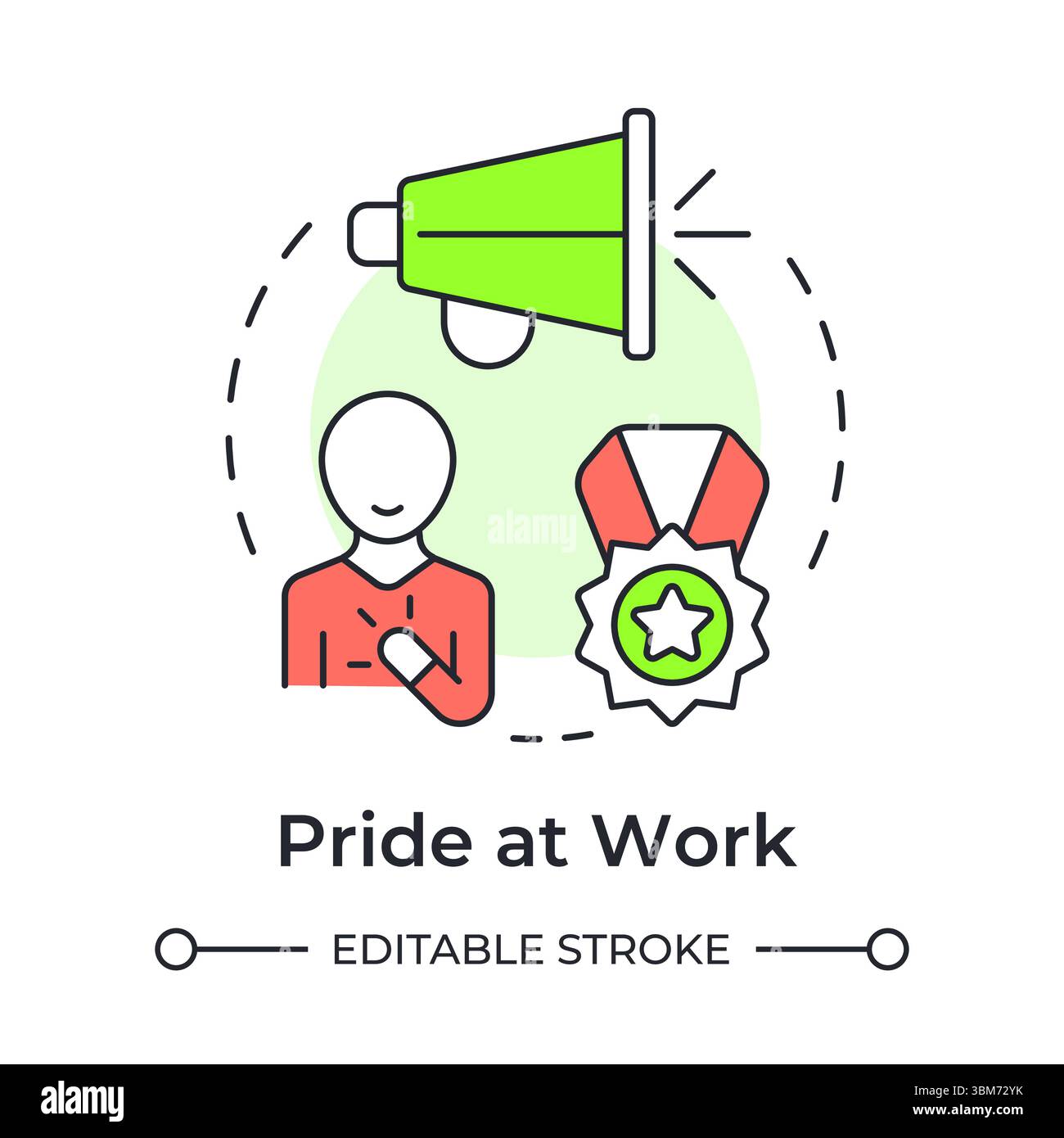 Pride and satisfaction Cut Out Stock Images & Pictures - Alamy