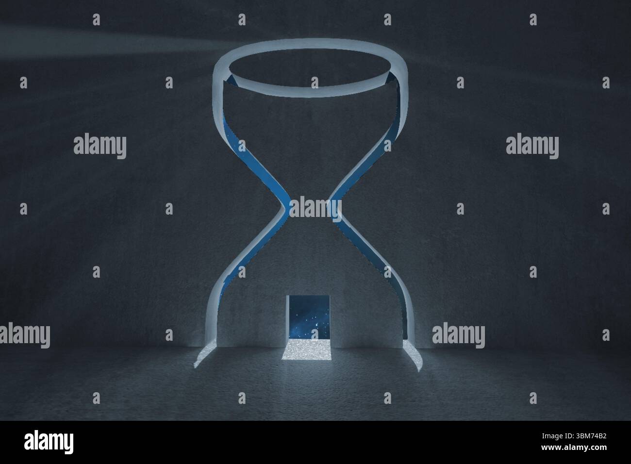 Clock in dark room hi-res stock photography and images - Alamy