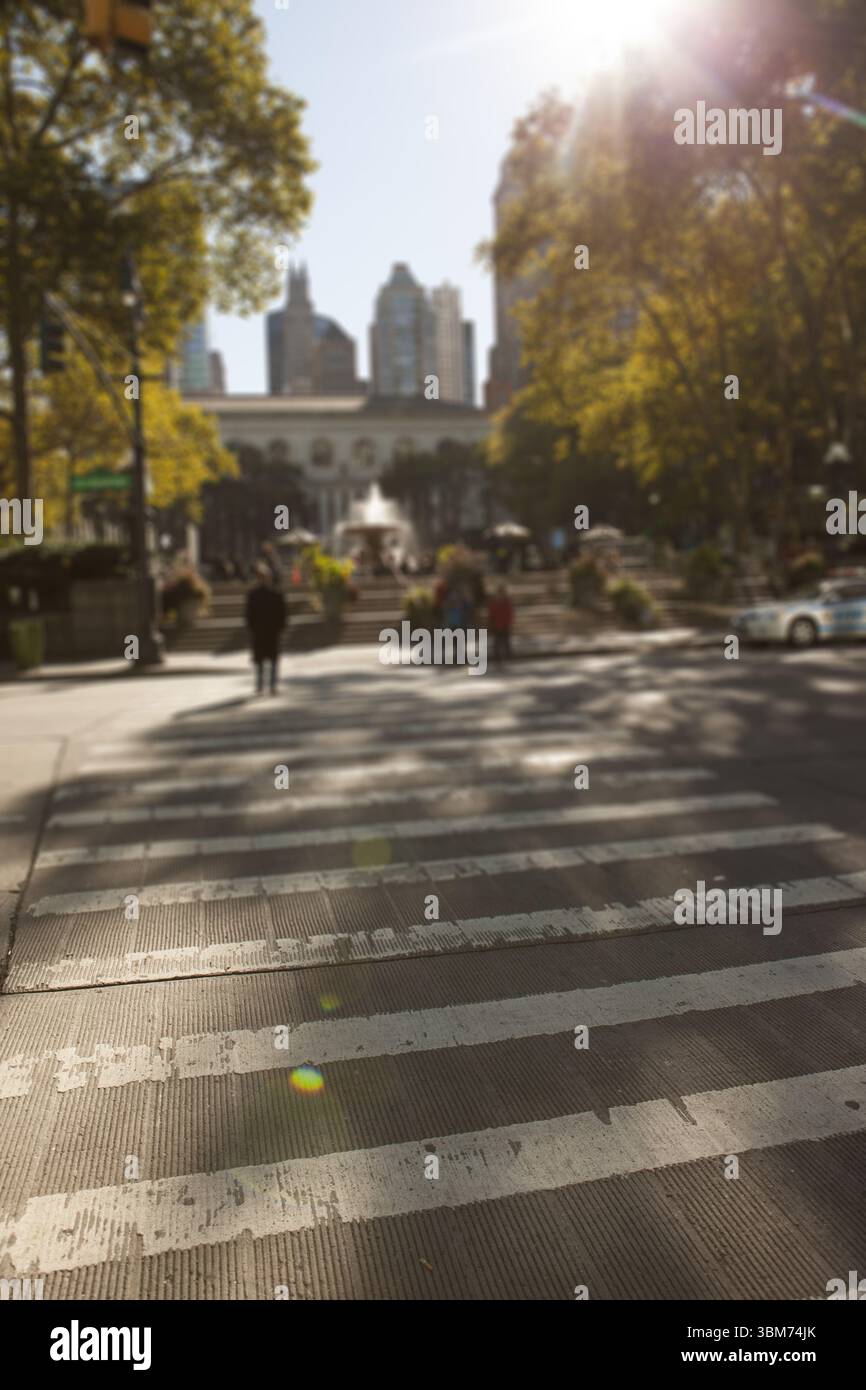 Picture of a zebra crossing Stock Photo - Alamy