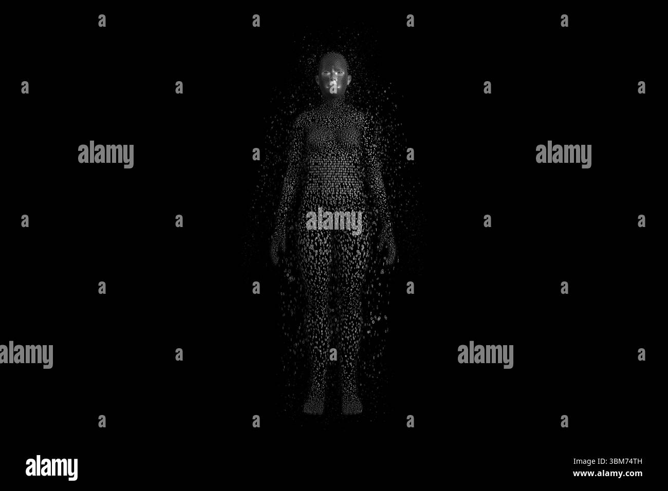 Composite image of 3d female Stock Photo - Alamy