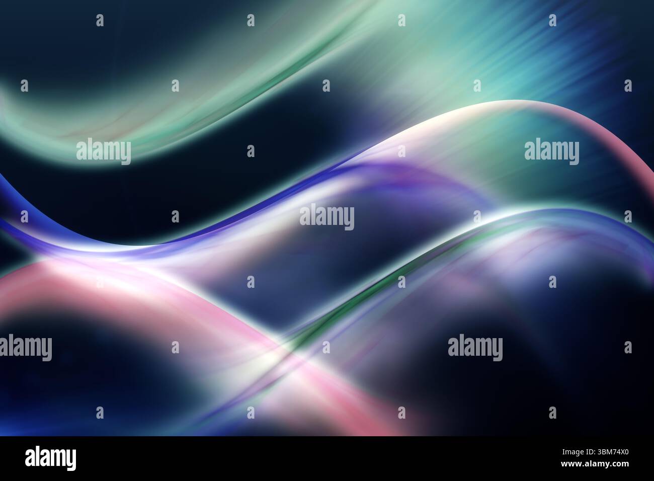 Ambient green fluid gradient flow hi-res stock photography and images ...