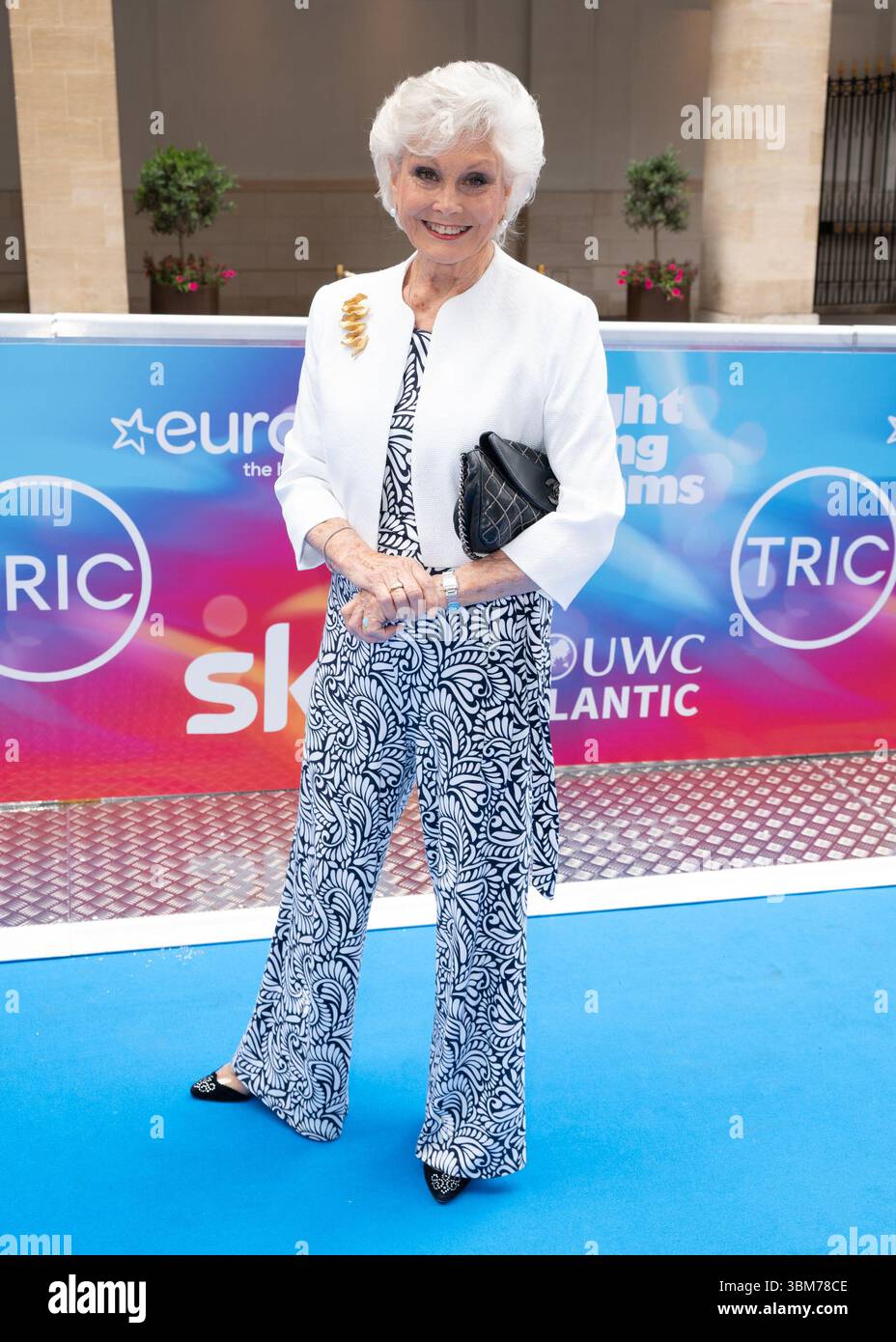 Angela Rippon attends the TRIC Awards 2025 at Grosvenor House in London ...
