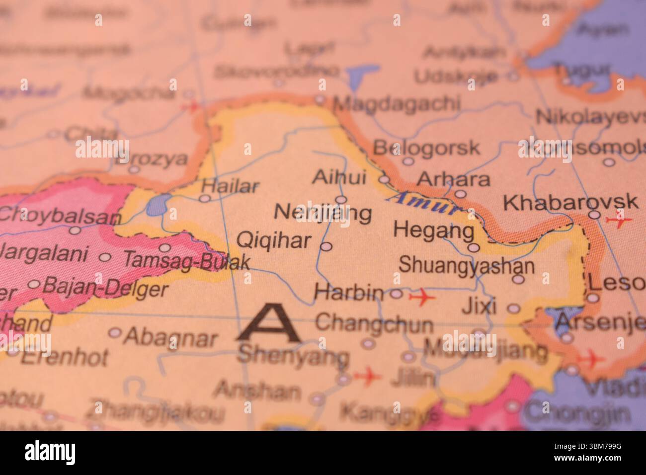 Political Map Of Russia Country And City Close Up With Background ...