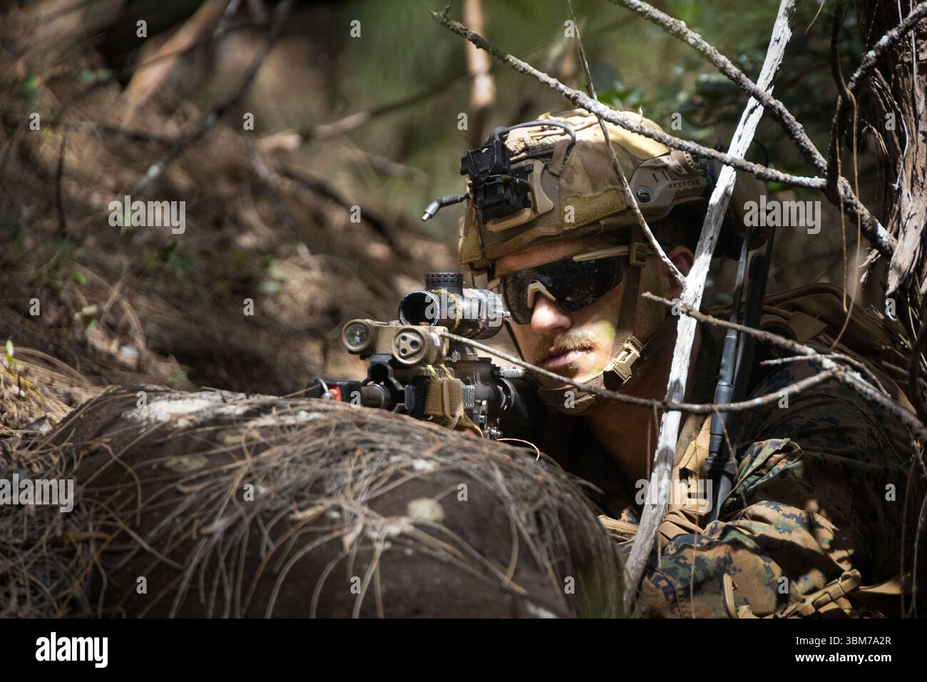 U.S. Marine Corps Cpl. Damian Smith, an infantry Marine from Holdrege ...