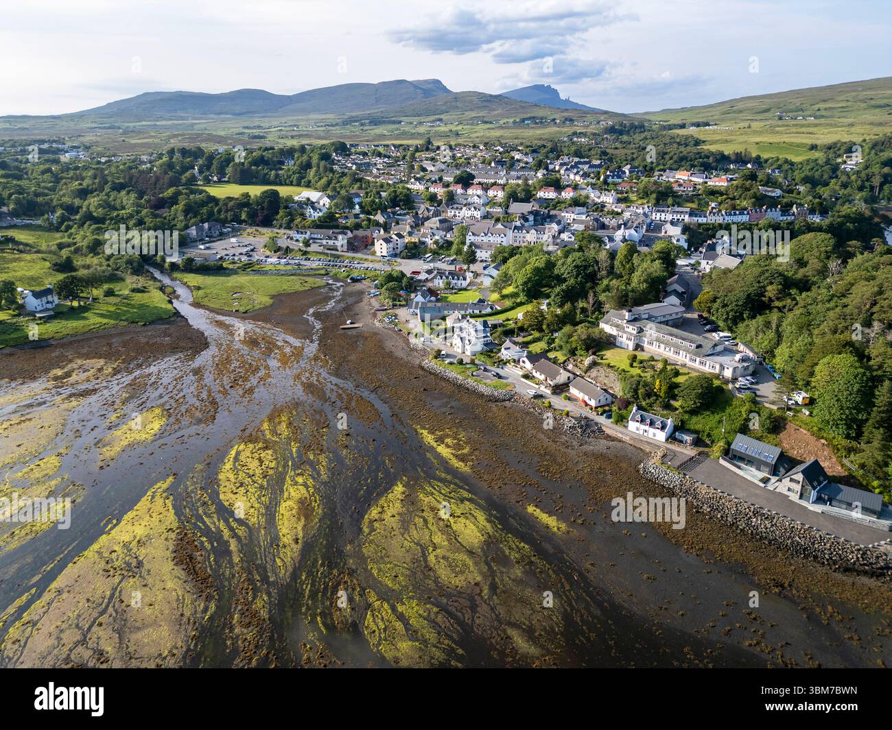 Aerial view portree hi-res stock photography and images - Alamy