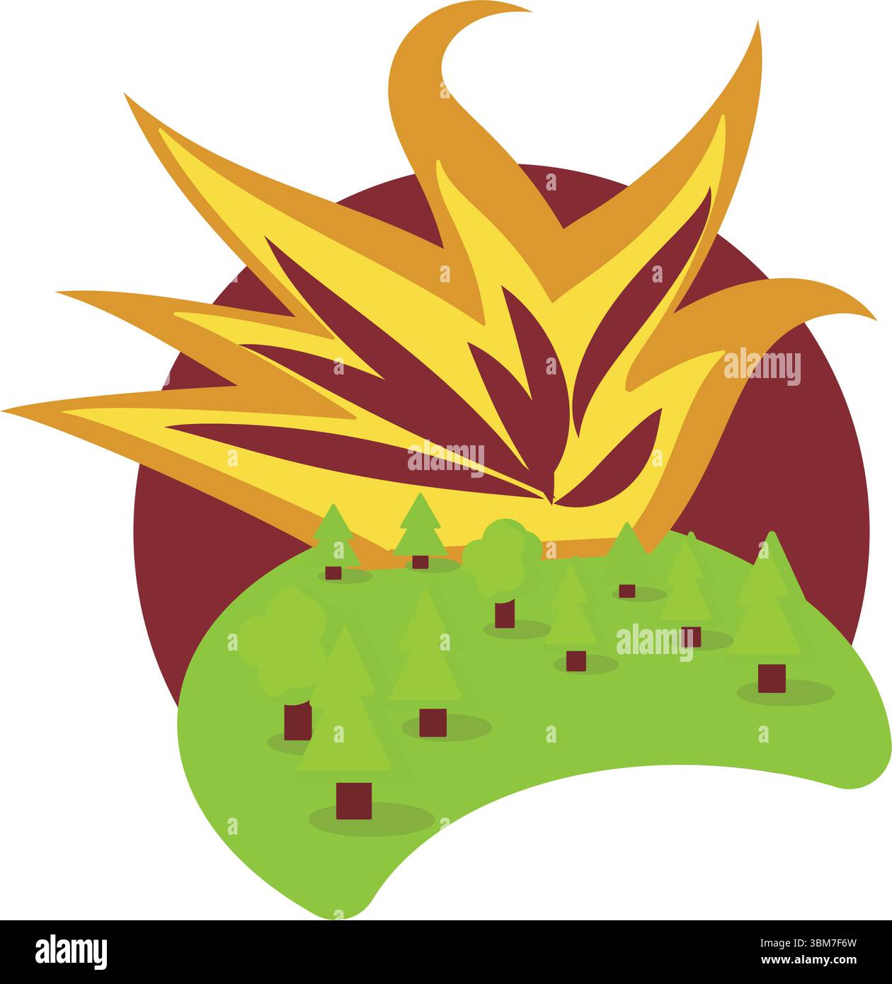 Bushfire disaster Cut Out Stock Images & Pictures - Alamy