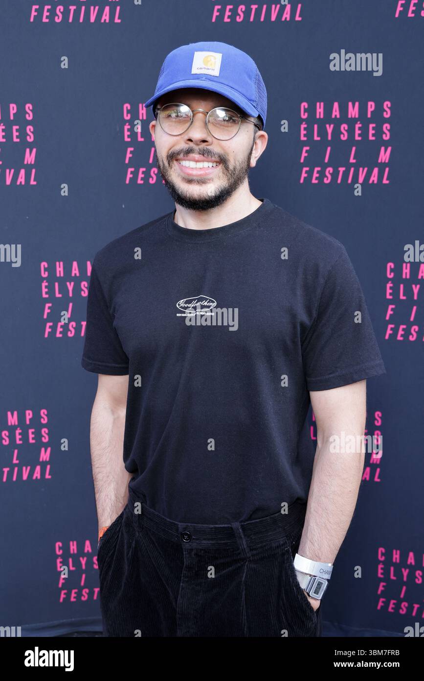 Joel Alfonso Vargas attends the photocall for the closing night of the 14th Champs-Elysees Film ...