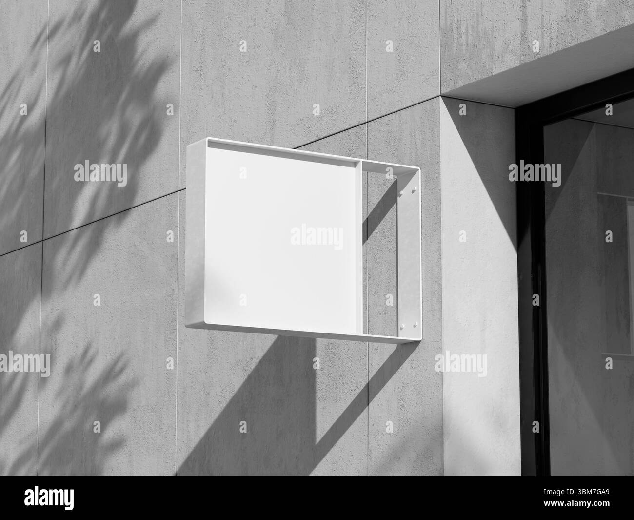 Wall mounted signage Black and White Stock Photos & Images - Alamy