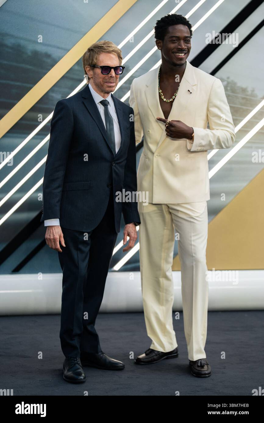 London, UK. 23rd June, 2025. Jerry Bruckheimer and Damson Idris attends ...
