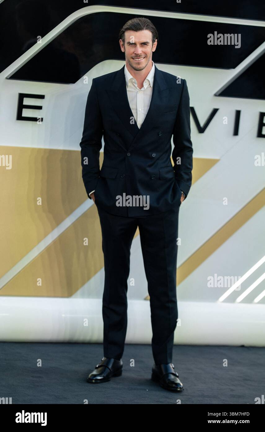 Gareth Bale attends the F1: The Movie European Premiere at Cineworld ...