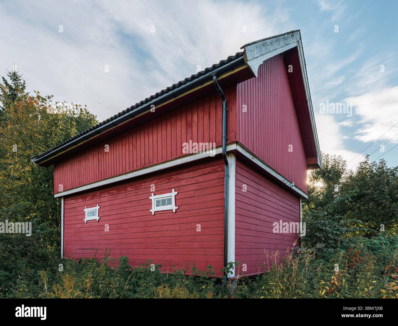 The old "stabbur" (food storage house Stock Photo - Alamy