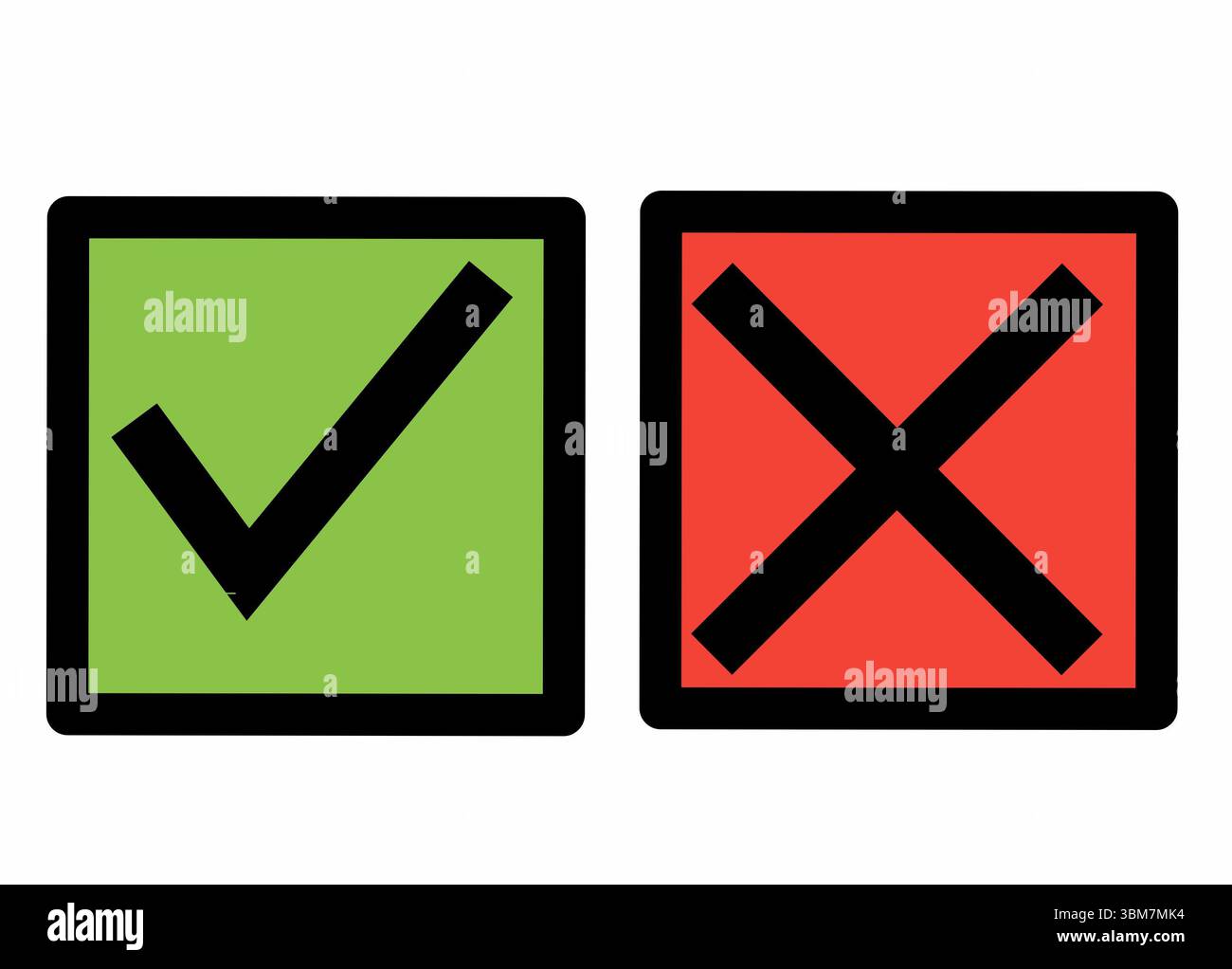 Green list status Cut Out Stock Images & Pictures - Alamy