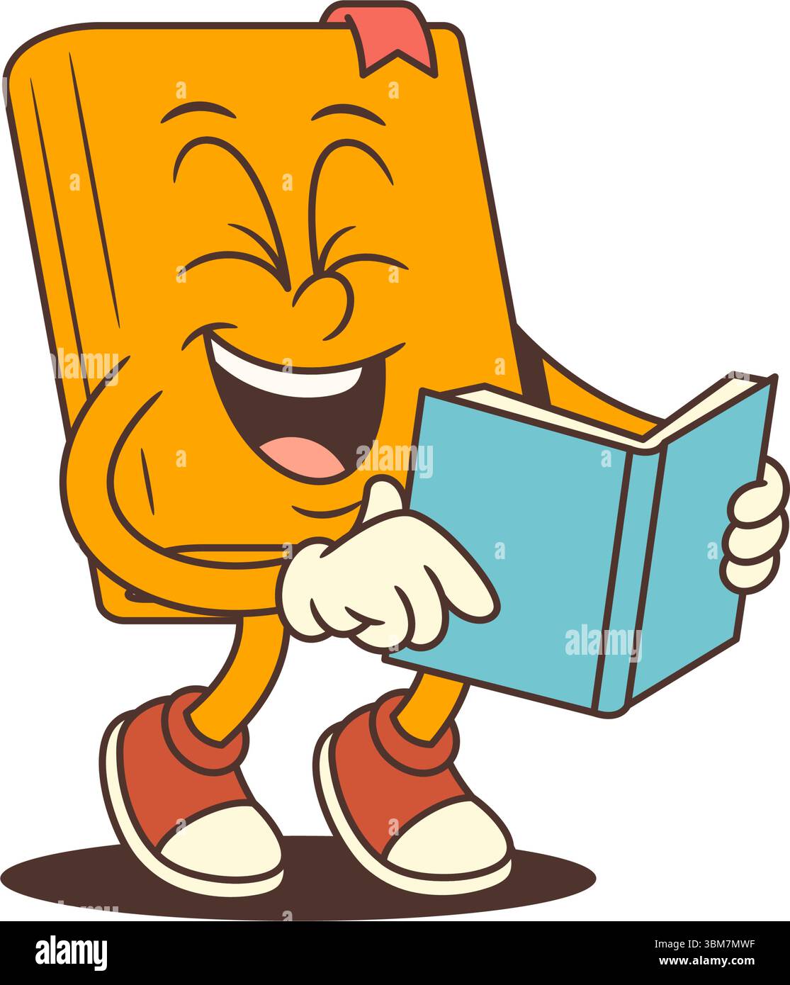 Children laughing while reading story Stock Vector Images - Alamy