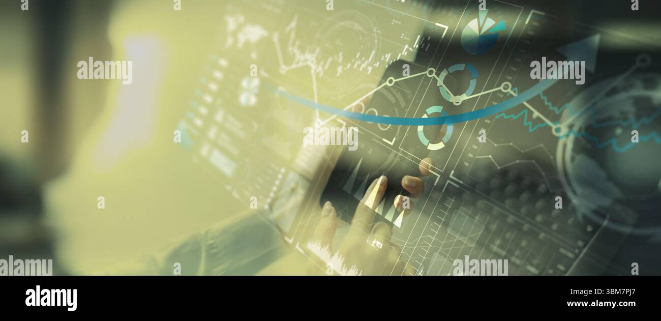 Interactive Global Financial Data Analysis Interface with Graph Trends ...