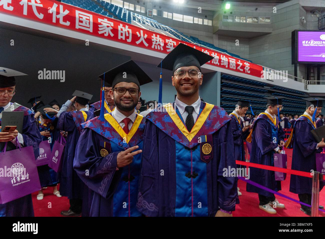 The 2025 Tsinghua University Postgraduate Commencement Ceremony is held in Beijing, China, 22 ...