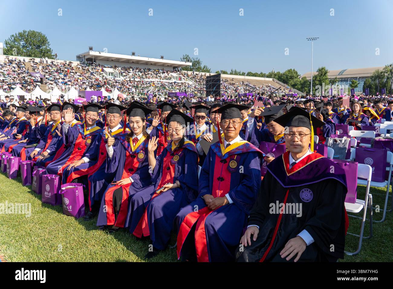 The 2025 Tsinghua University Postgraduate Commencement Ceremony is held in Beijing, China, 22 ...