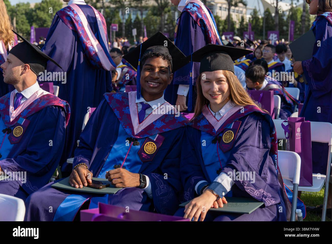 The 2025 Tsinghua University Postgraduate Commencement Ceremony is held in Beijing, China, 22 ...