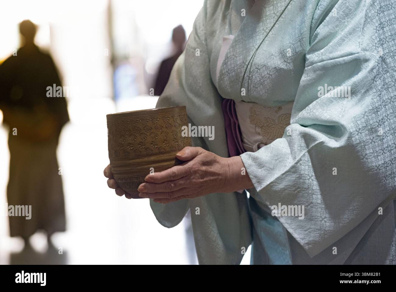 Italy, Japan Festival, Japanese Woman Shows the Tea Ceremony During a ...