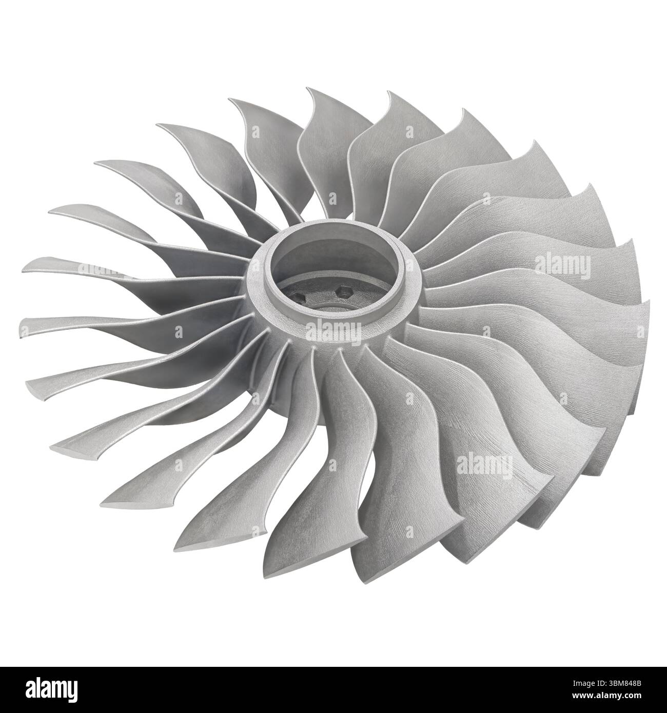 Generic turbofan engine impeller, mockup, isolated on white background ...