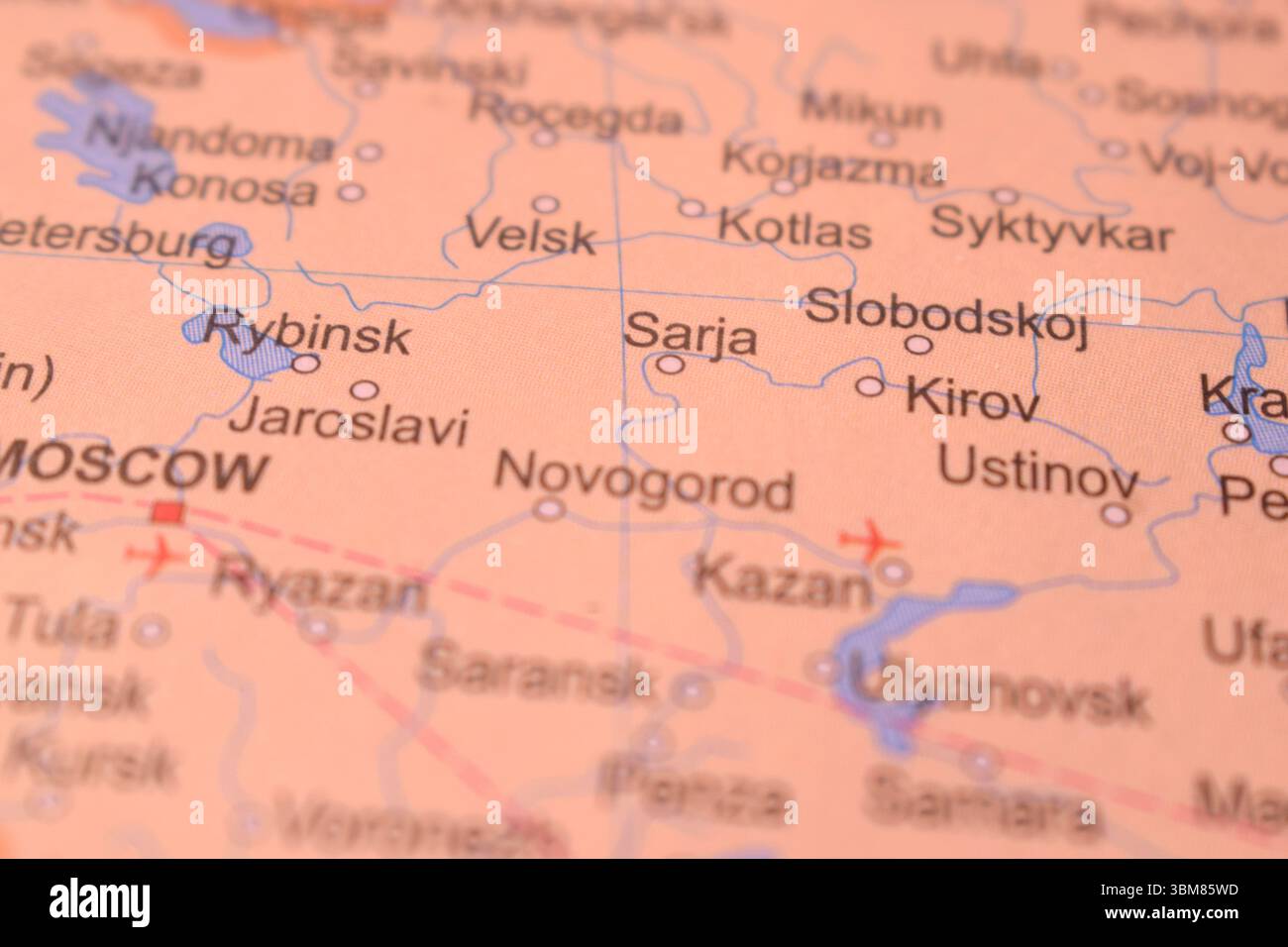 Serja City OF Russia Country Political Map Close Up With Background ...