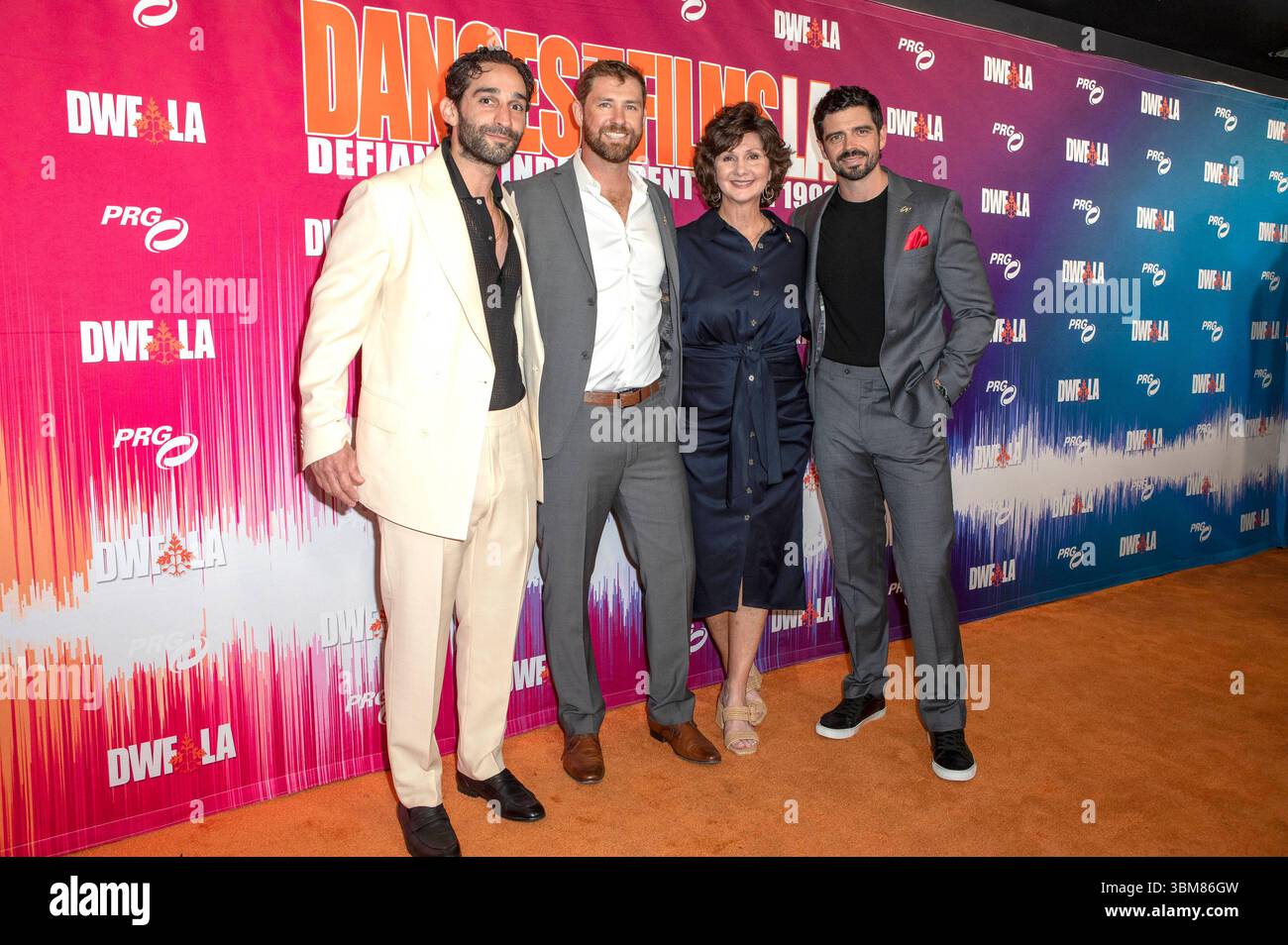 Luca Perito, Lance Wactor, Scarlett Wactor und Micah Parker bei der ...
