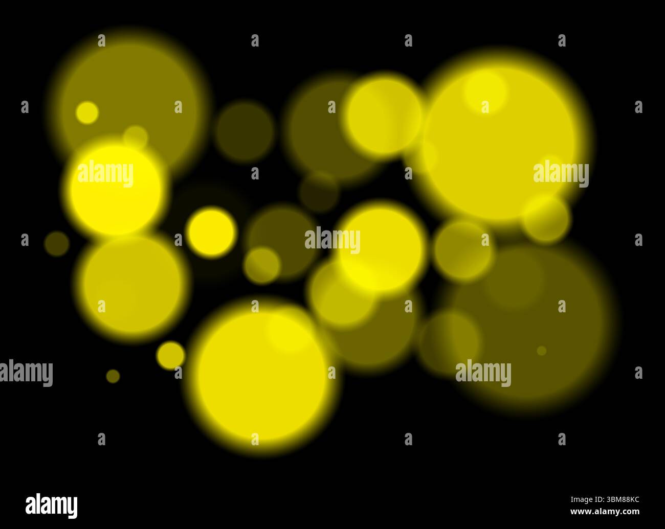 Colorful glowing circles with soft blur create floating dreamy ...
