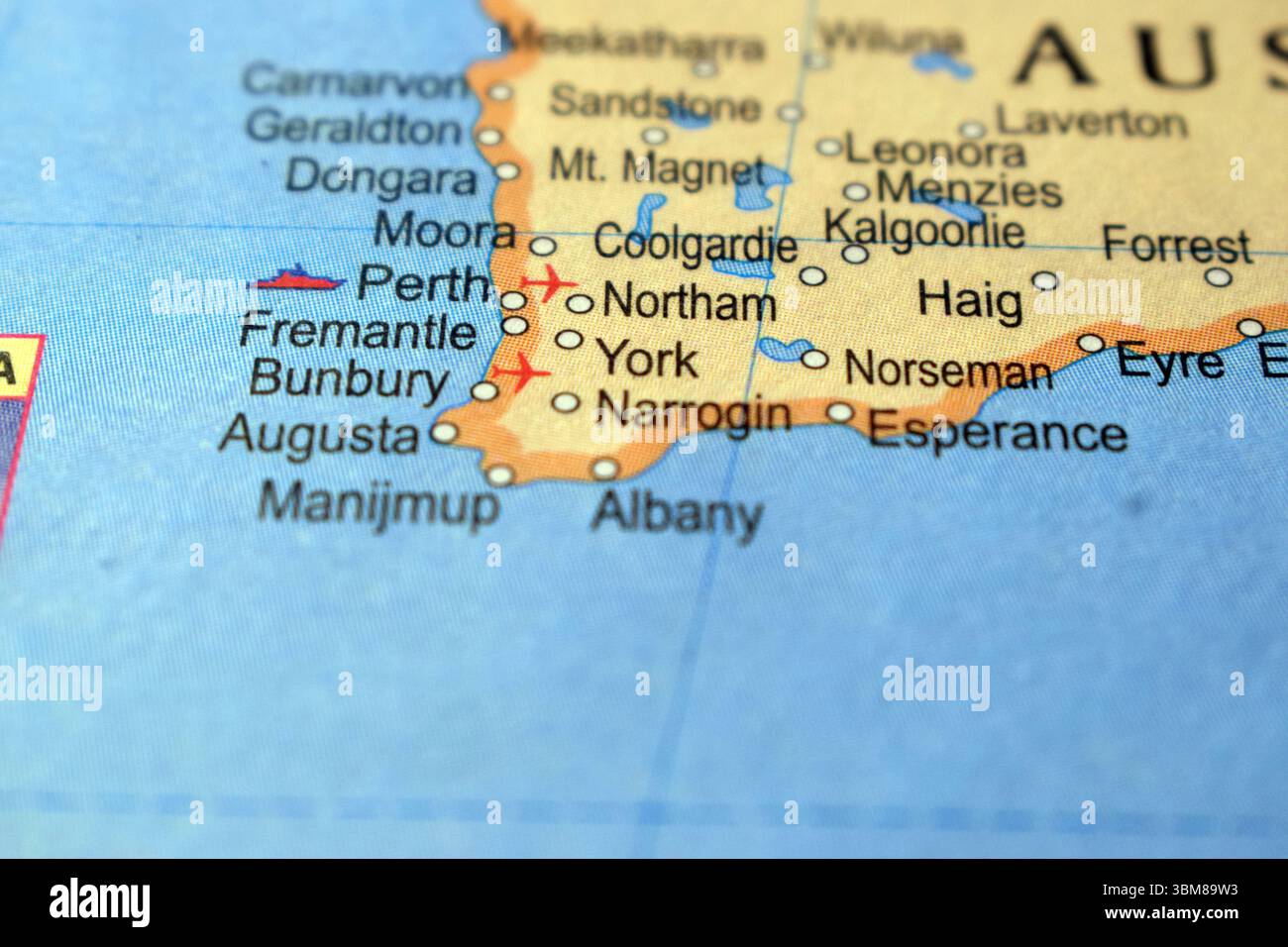 Northam outline map hi-res stock photography and images - Alamy