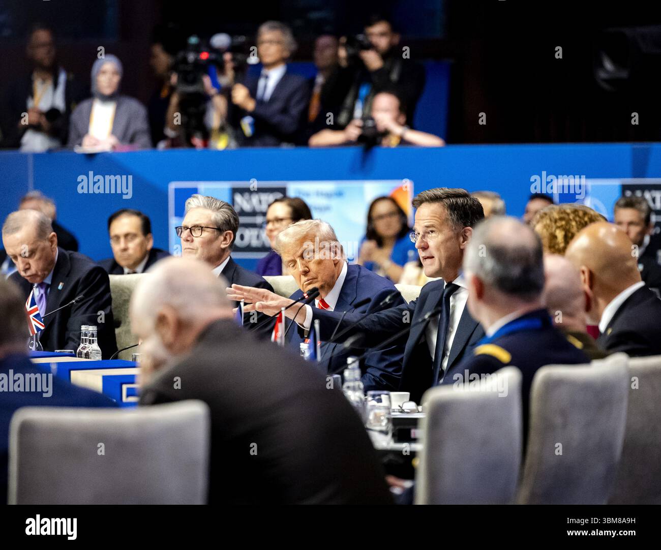 DEN HAAG - President Donald Trump of the United States and NATO ...