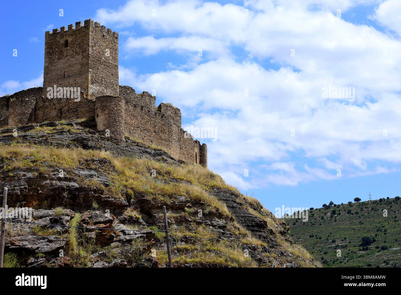 Castle of Magaña, Soria, Spain Stock Photo - Alamy