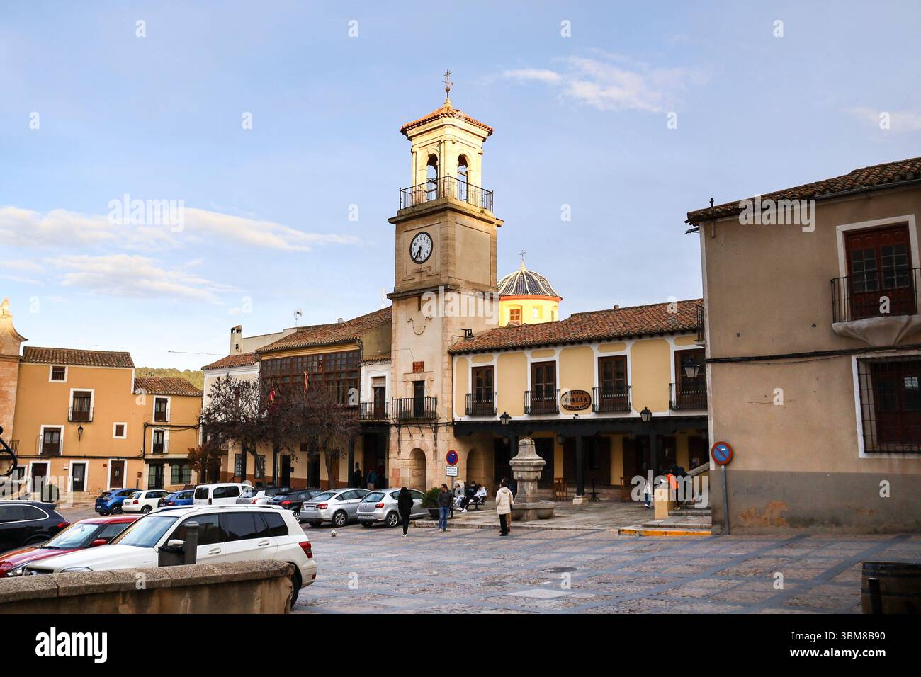 Chinchilla de Montearagon, Albacete, Spain- March 22, 2025: The Clock ...