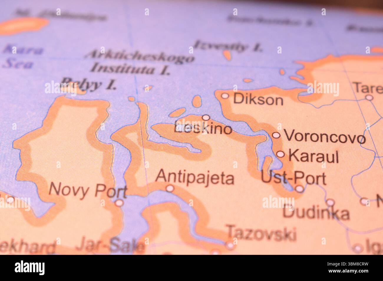 Leskino City Political Map Of Russia Country And City Close Up With ...
