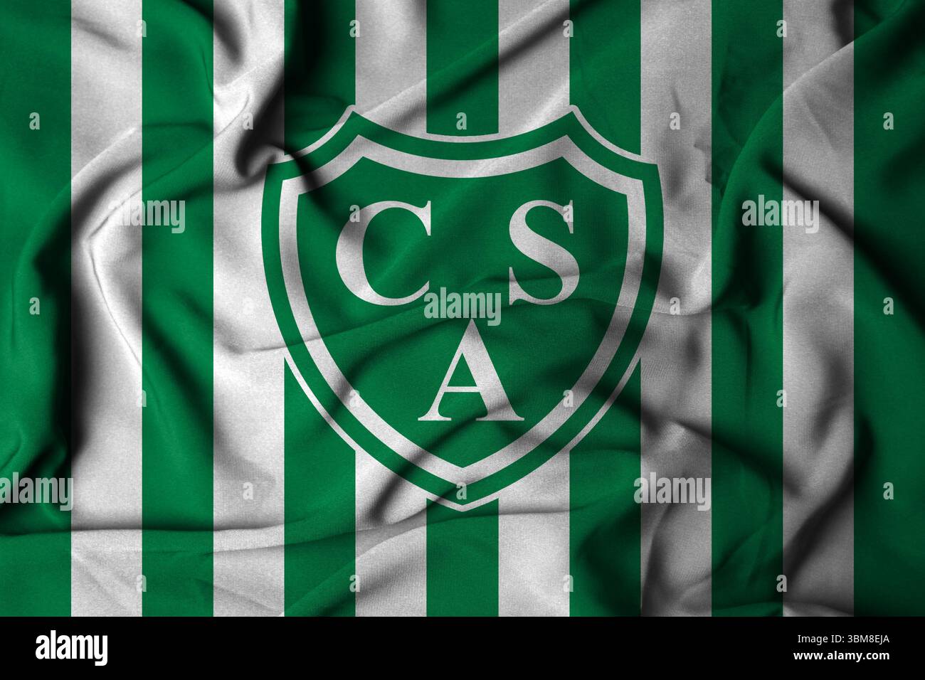 Pringsewu, Lampung; June 25, 2025; Logo of the Flag of the CA Sarmiento ...