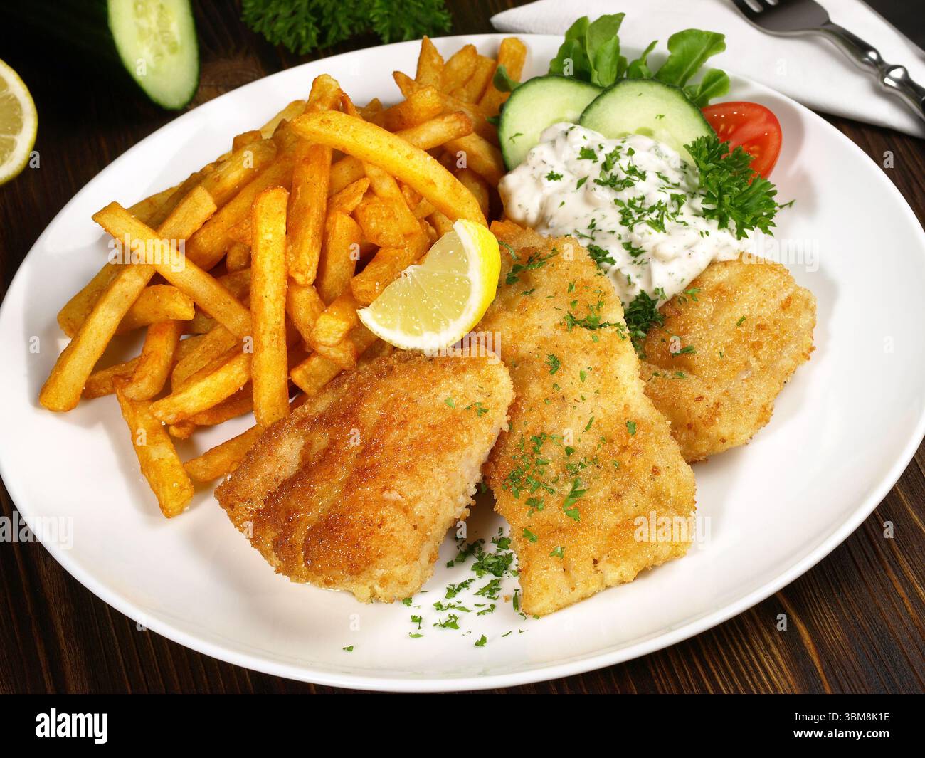 Filet of fish fries hi-res stock photography and images - Alamy