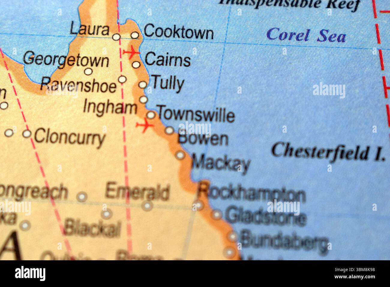 Tully City -Political Map Or Administrative Map Of Australia With ...