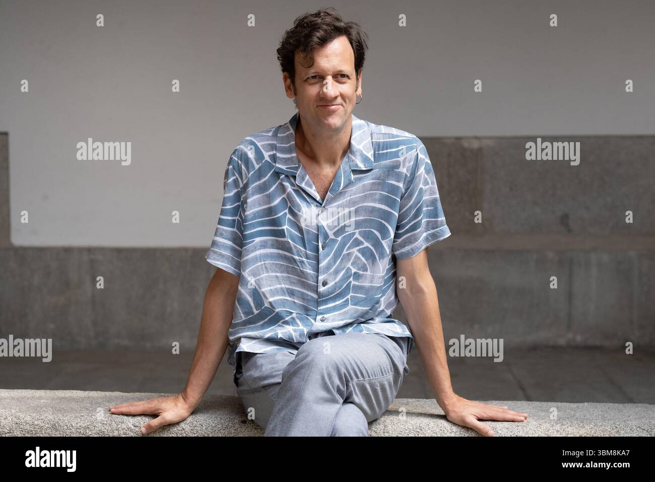 Actor Edu Soto poses during the presentation of the Villa's summer ...