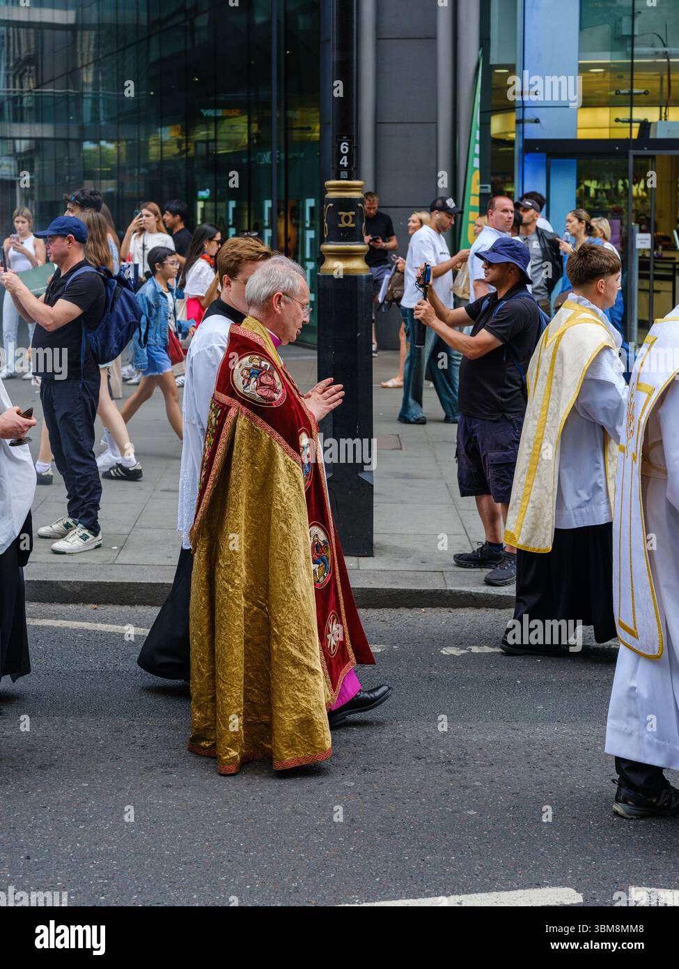 United Kingdom, London, 23 Jun 2025. Catholic clergy and faithful take ...