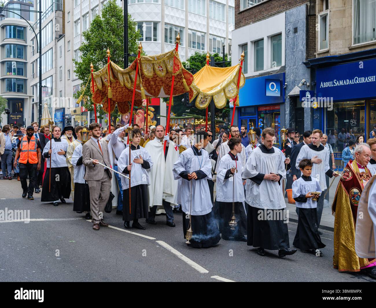 United Kingdom, London, 23 Jun 2025. Catholic clergy and faithful take ...