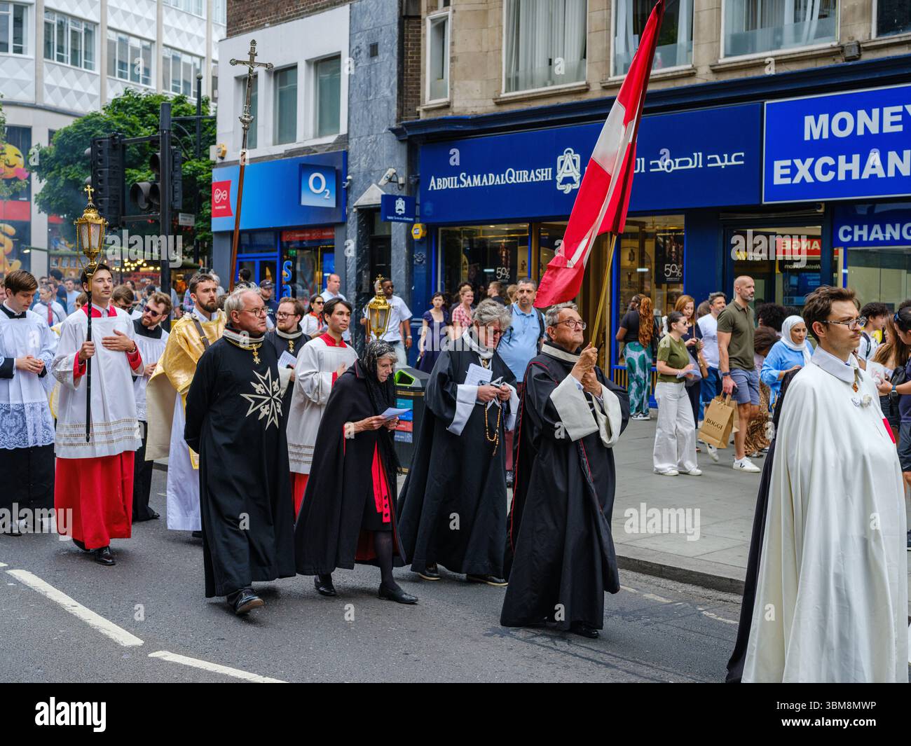 United Kingdom, London, 23 Jun 2025. Catholic clergy and faithful take ...