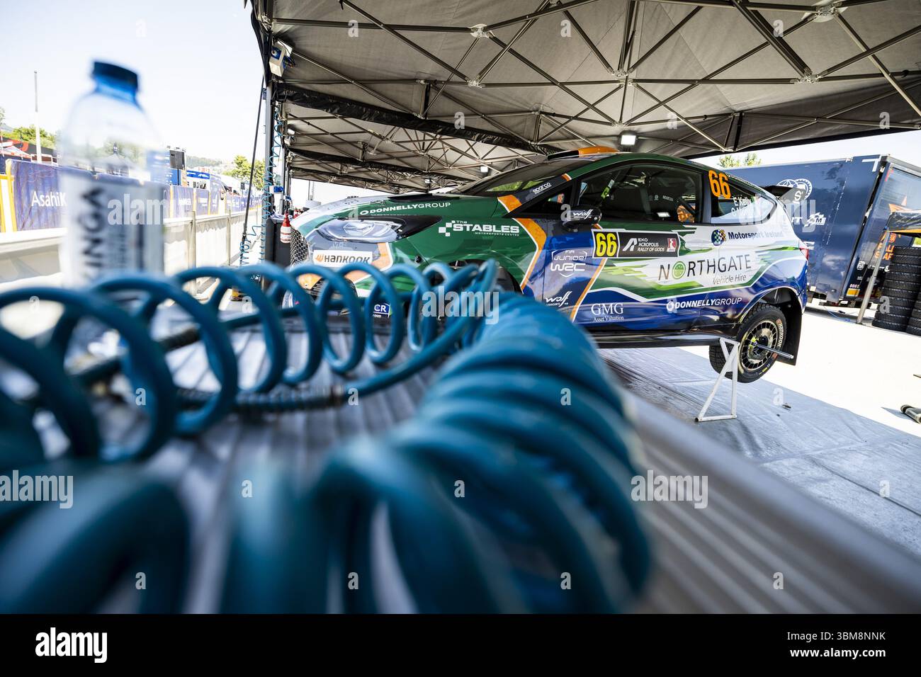 66 Eamonn KELLY, Conor MOHAN, Ford Fiesta Rally3, ambiance during the ...
