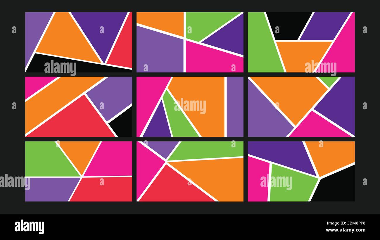 Cool blue tones contemporary Stock Vector Images - Alamy