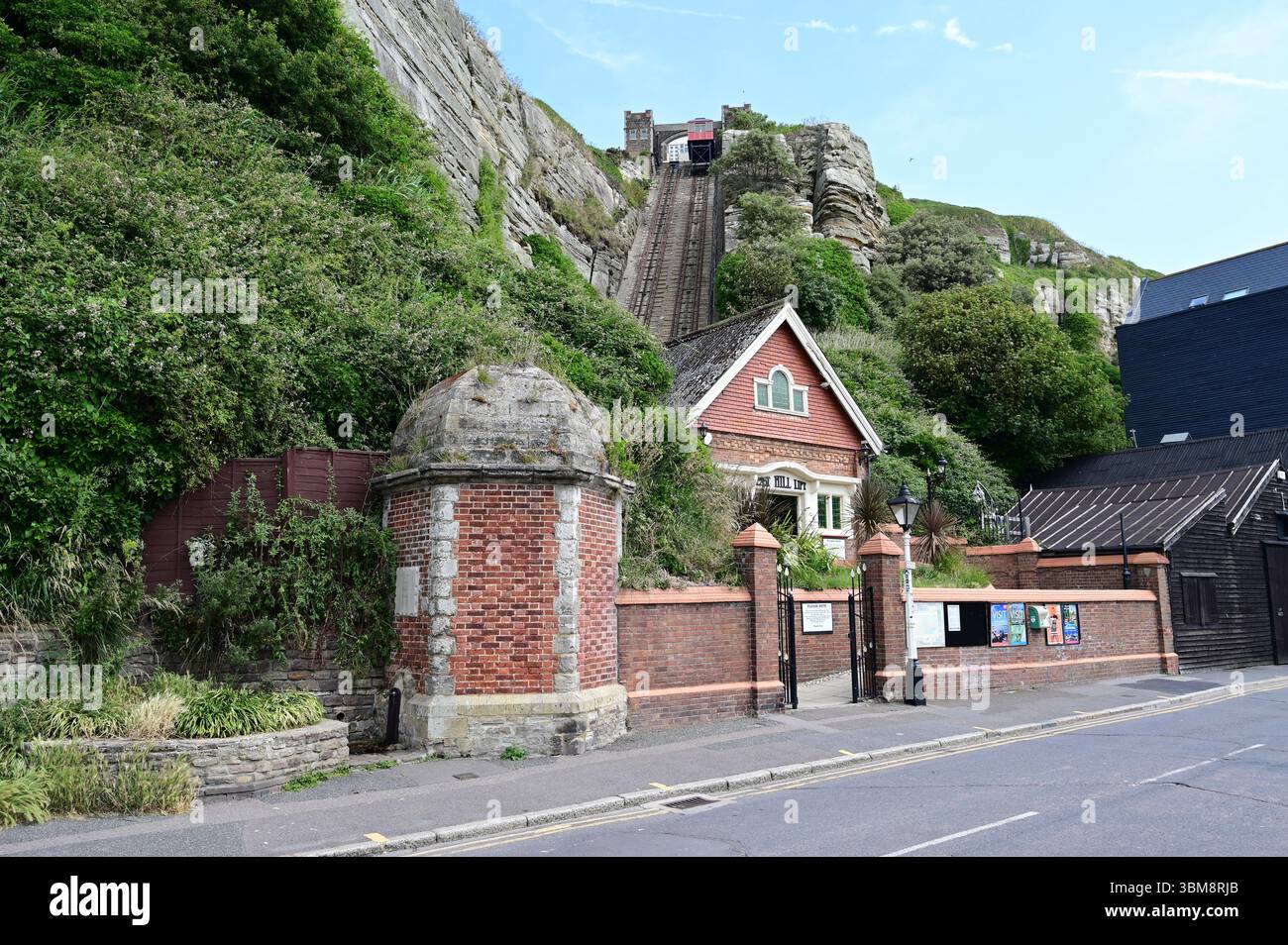 The Steepest Funicular Railway in the UK Stock Photo - Alamy