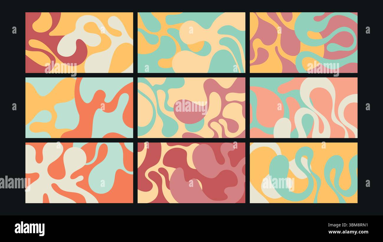 Set military camouflage pattern hi-res stock photography and images - Alamy
