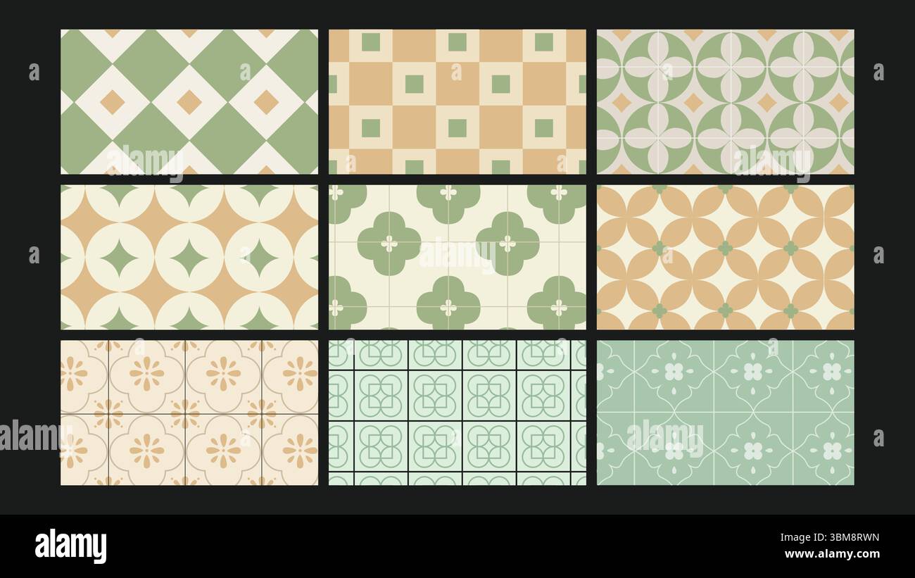 Green ceramic surface Stock Vector Images - Alamy