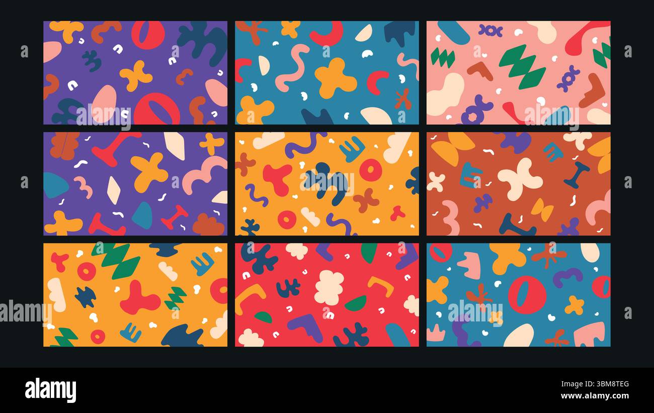 Cosmic cartoon spaceship background Set Stock Vector Image & Art - Alamy