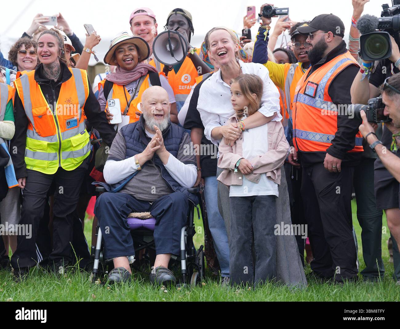 Glastonbury gates open 2025 festival hi-res stock photography and ...