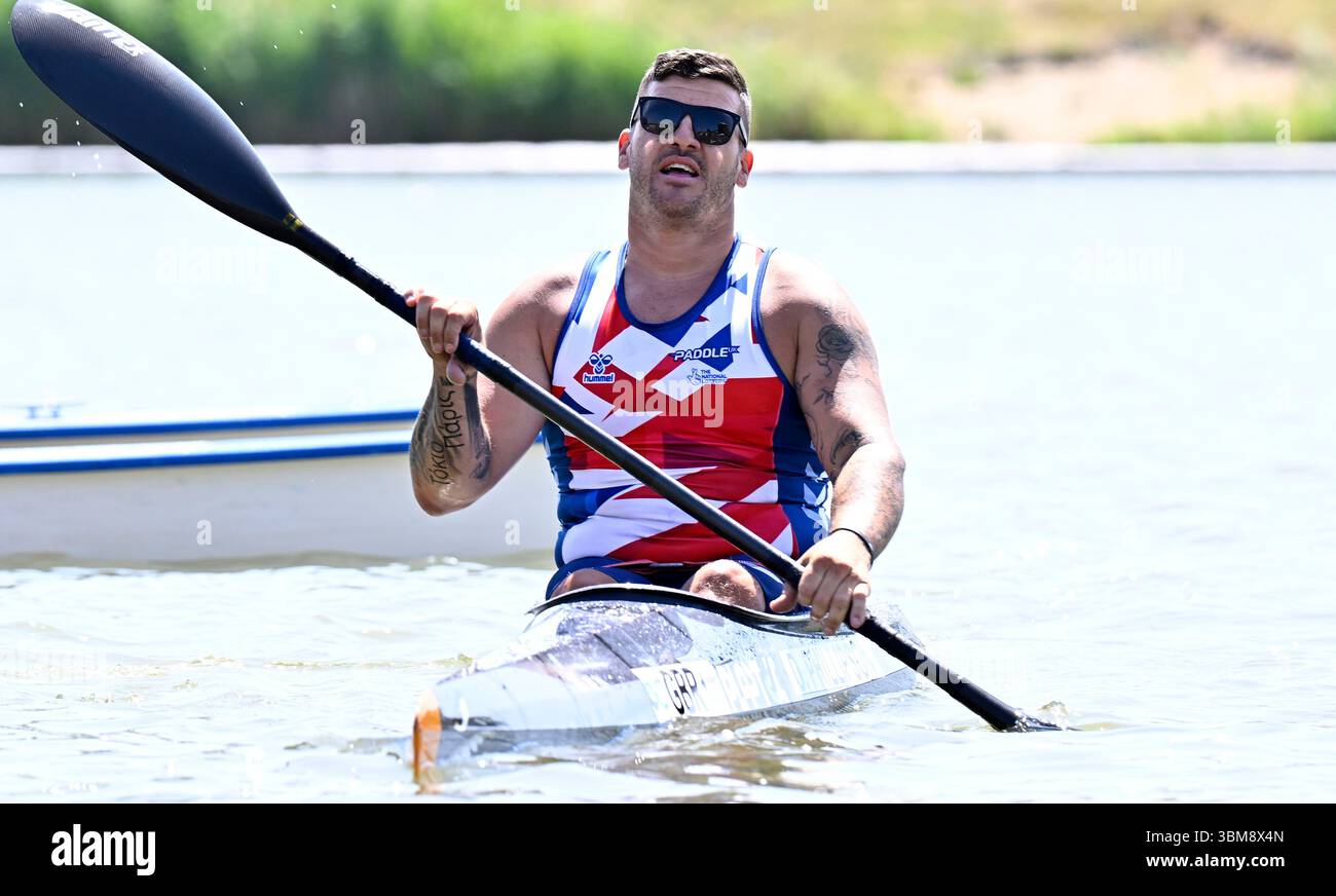 Recice. Czechia. 21 June 2025. The ECA 2025 canoe sprint and paracanoe ...