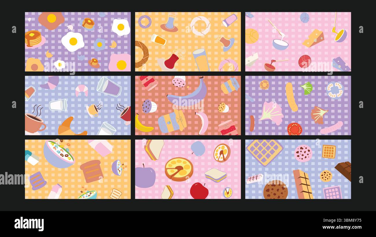 Blog breakfast Stock Vector Images - Alamy