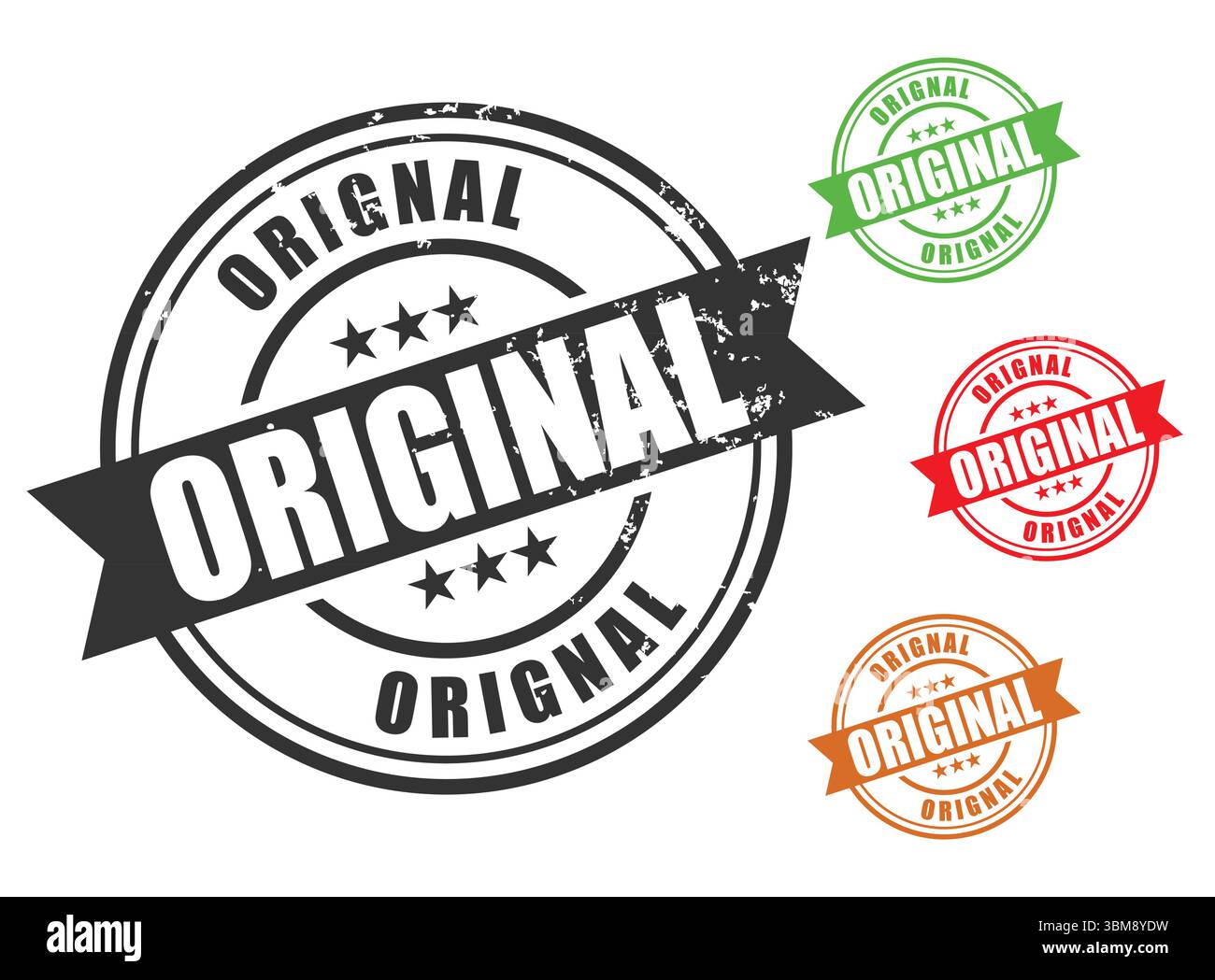 Original Product Ribbon Stamp Authentic Seal Collection Stock Vector Image & Art - Alamy