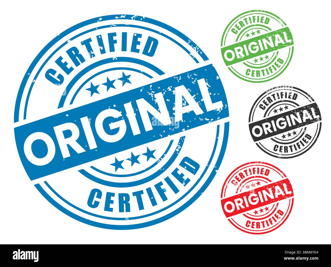 Certified Original Grunge Stamp Authentic Product Seal Badge Collection ...